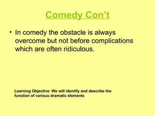 Elements Of DramaEDI.ppt,lesson grade9.. | PPT