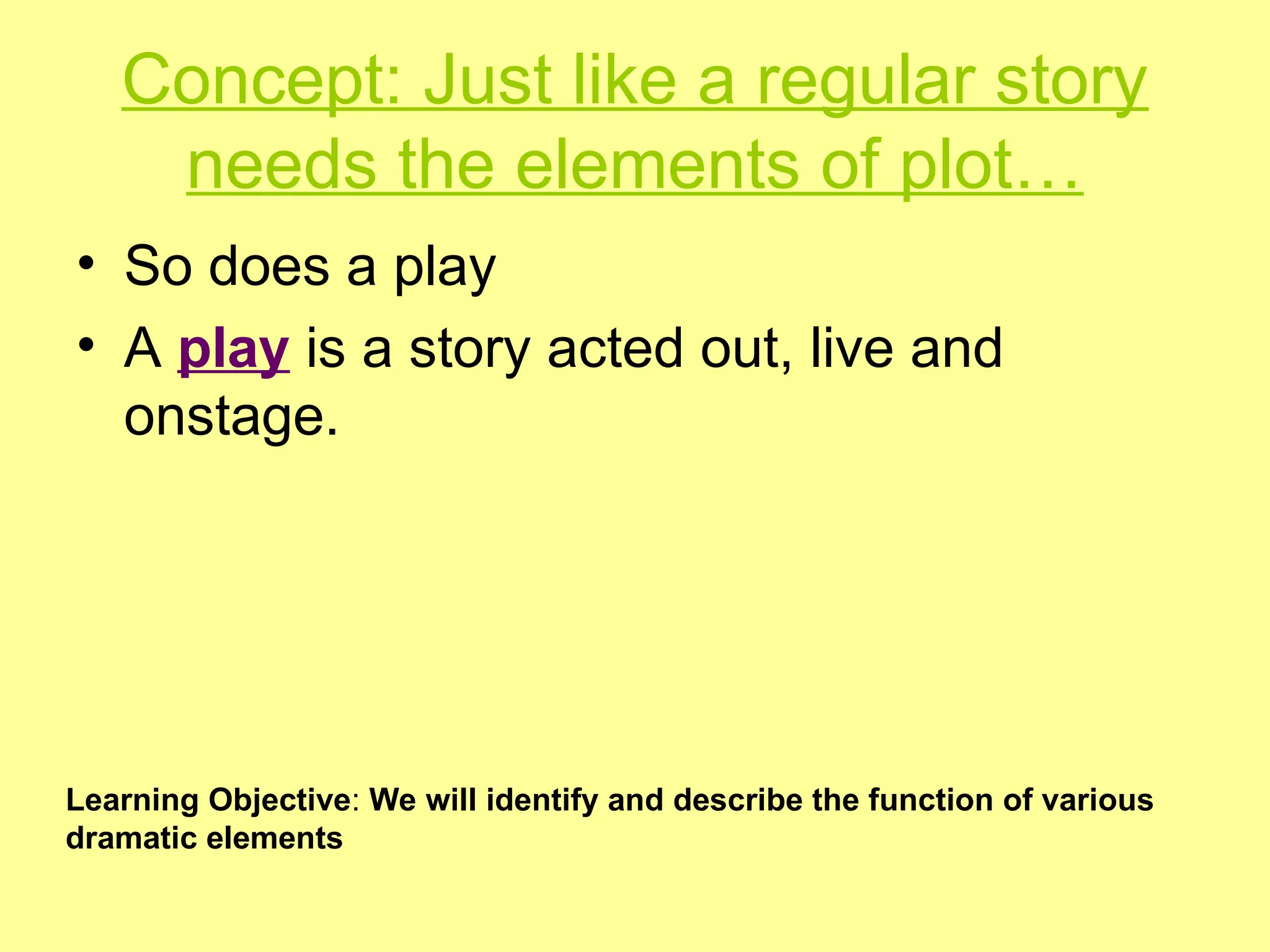 Literature and Drama: Basic Elements and Types | PPT