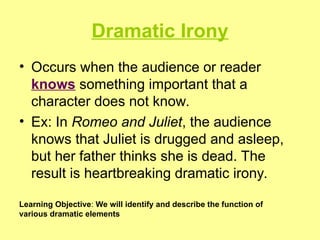 Literature and Drama: Basic Elements and Types | PPT