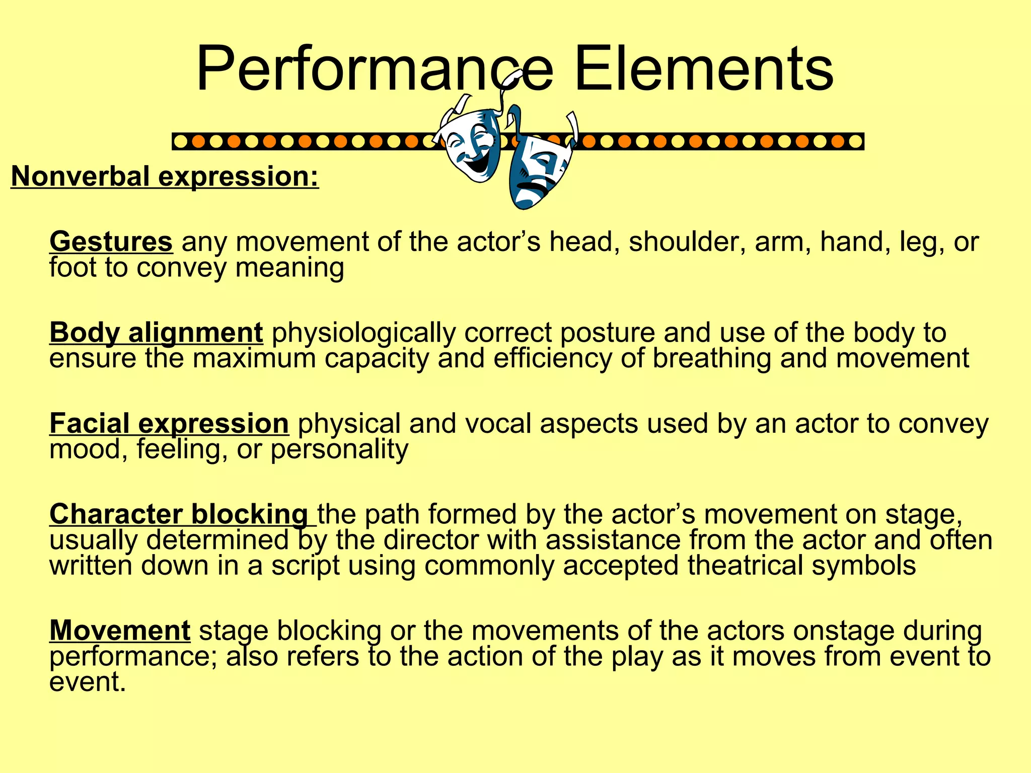Elements of drama(oriel) | PPT