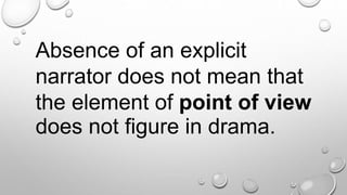 Elements of drama, point of view, voice and dialogue Session 1.pptx