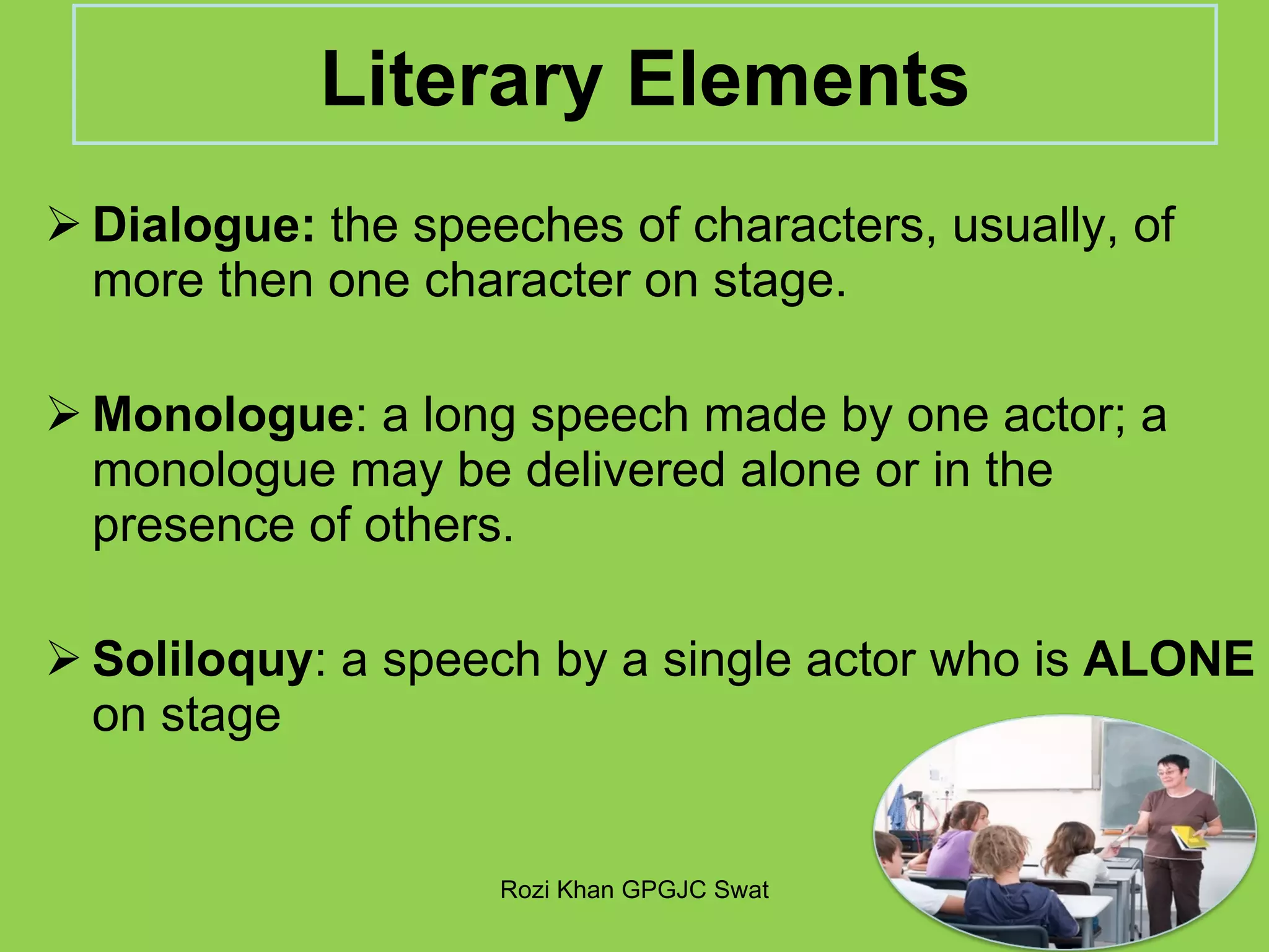 Elements of drama | PPT