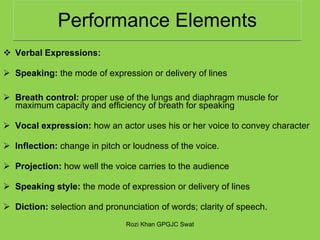 Elements of drama | PPT