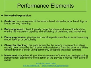 Elements of drama | PPT