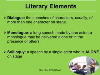 Elements of drama | PPT