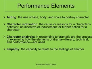 Elements of drama | PPT