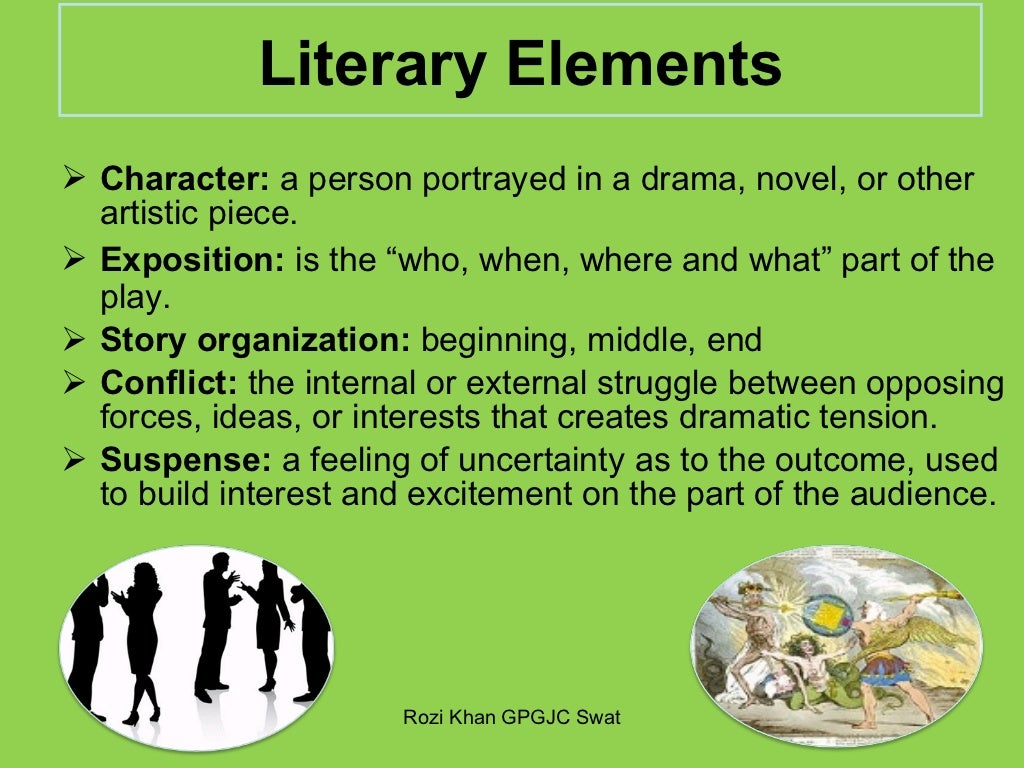 12 elements of drama - jeryrewards