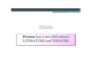 Elements of drama | PPT