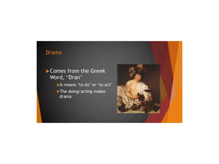 Elements of drama | PPTX