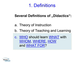 Elements of e didactics | PPTX