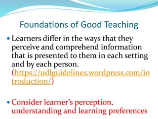 Elements of Effective Teaching | PPTX