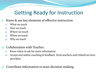 Elements of Effective Teaching | PPTX