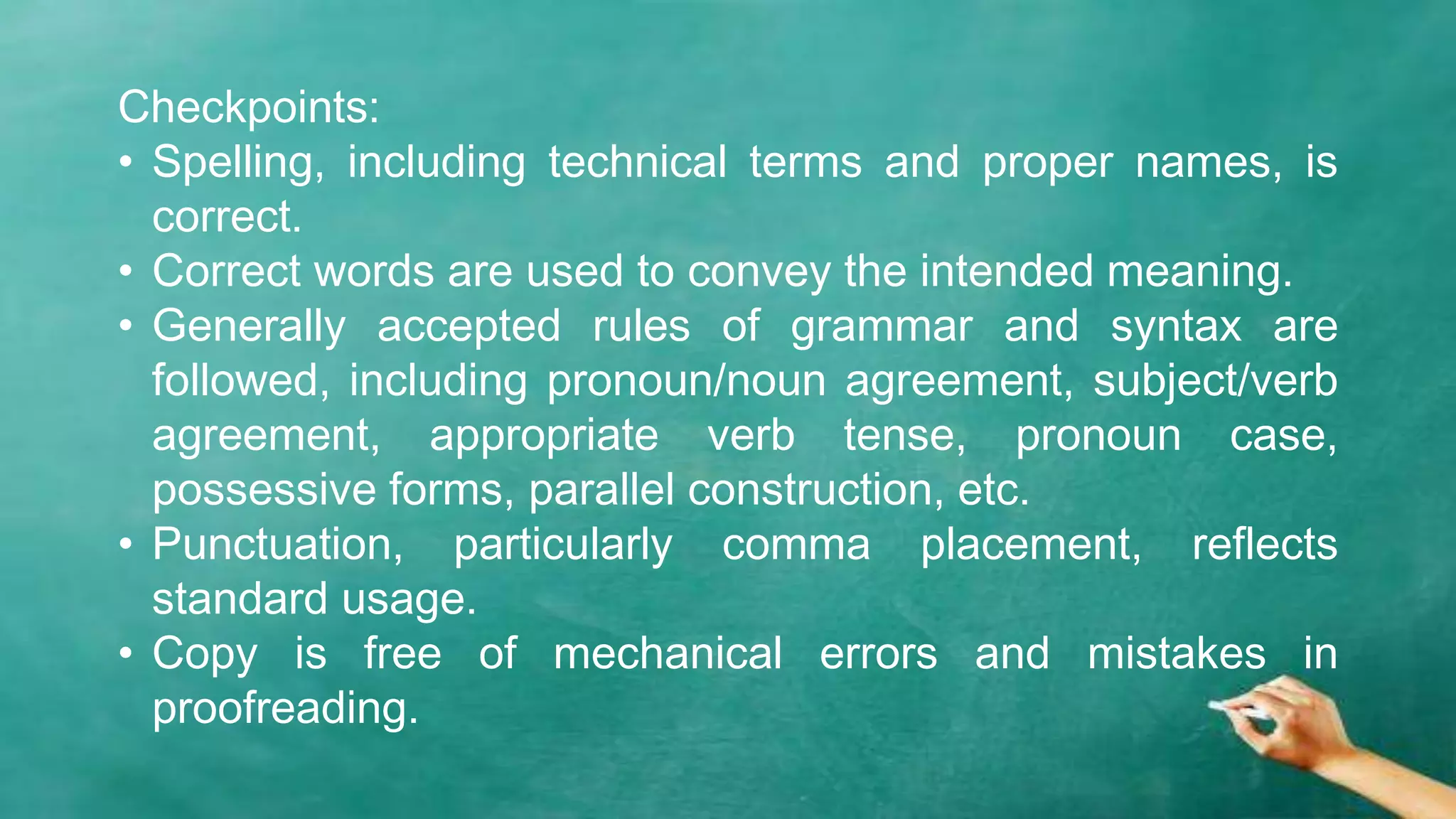 Elements of Effective writing | PPTX