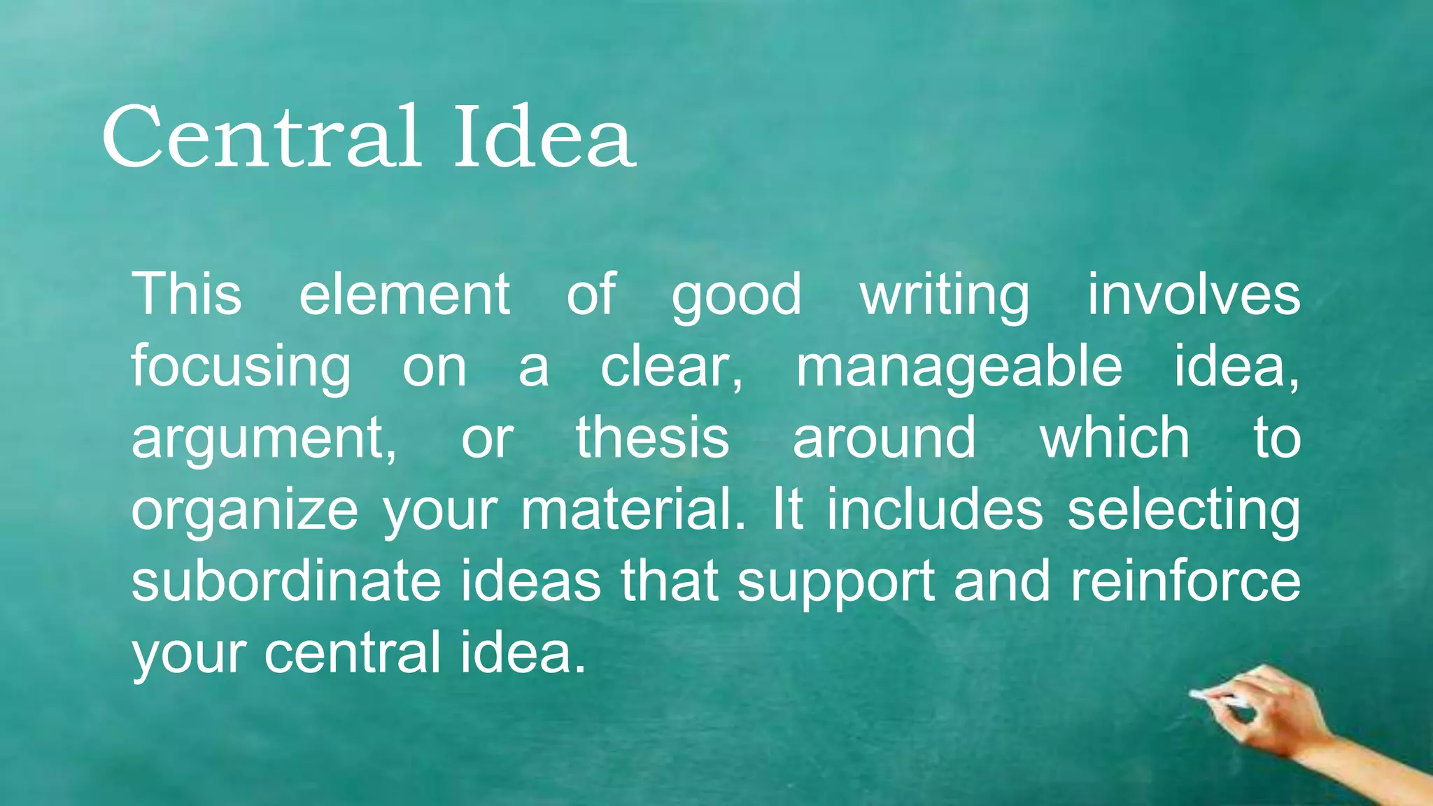 Elements of Effective writing | PPTX