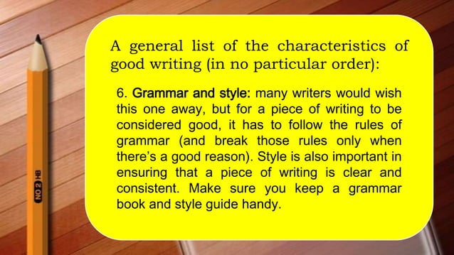 Elements of Effective writing | PPTX | Freelance Writing | Content ...