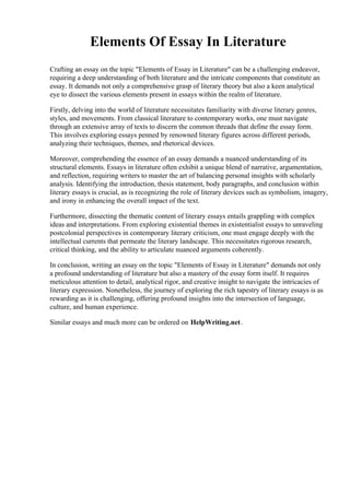 Elements Of Essay In Literature.pdf