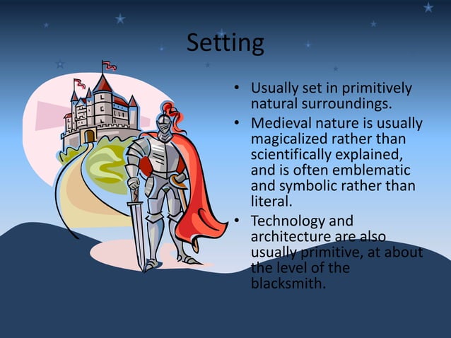 Elements of fantasy literature | PPTX