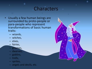 Elements of fantasy literature | PPT