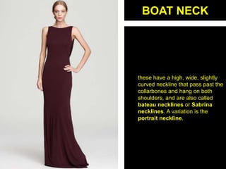 Elements of fashion neckline | PPTX