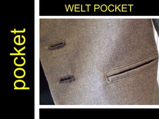 Elements of fashion pockets | PPTX