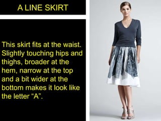 Elements of fashion skirts | PPTX