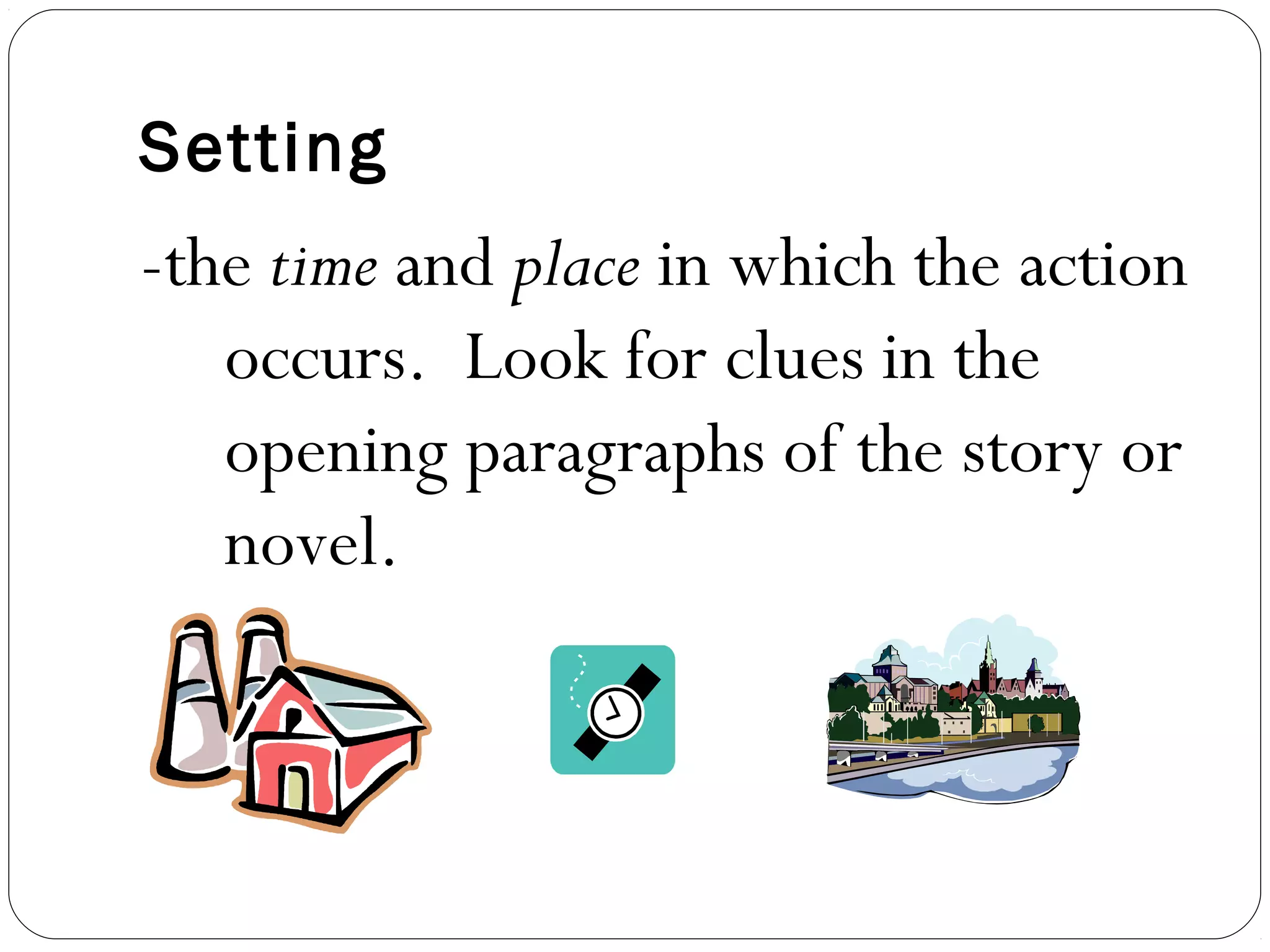 HS English 2 lesson-Elements of fiction | PPT