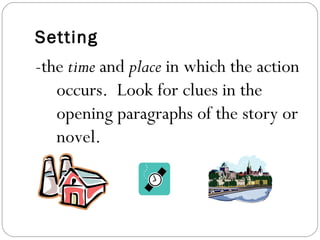 HS English 2 lesson-Elements of fiction | PPT