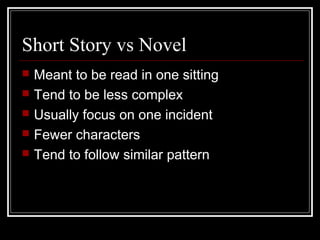 Elements of fiction | PPT | Fiction | Books and Literature