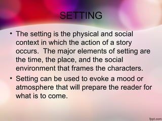 Elementsof fiction | PPT