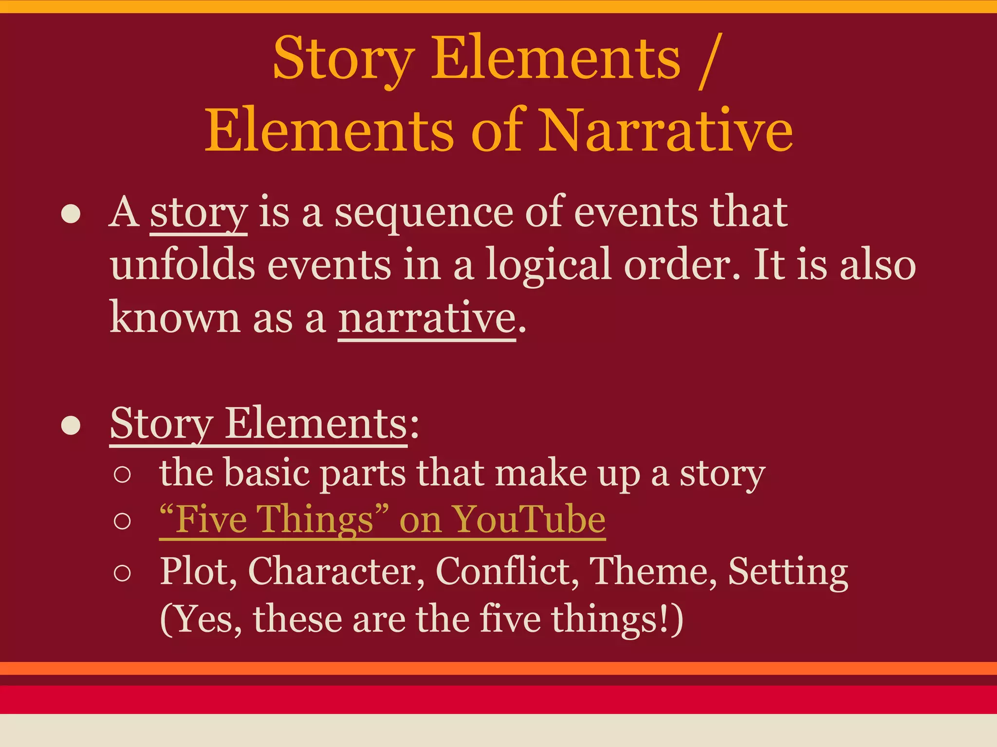 Elements of fiction | PDF