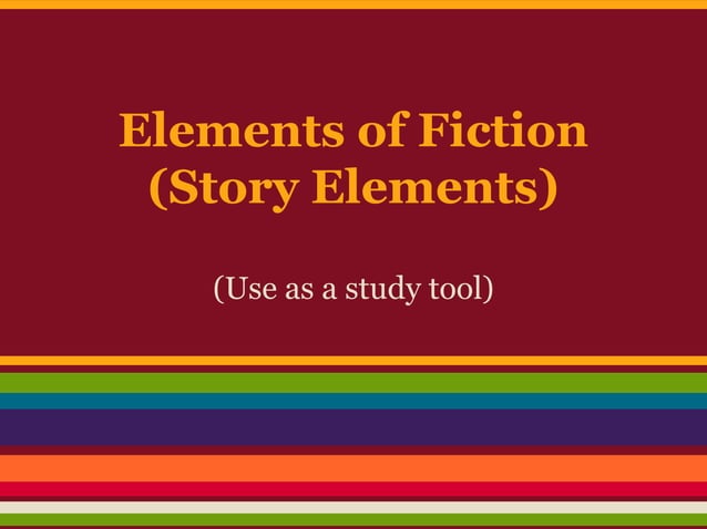 Elements of fiction | PDF