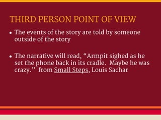 Elements of fiction | PDF