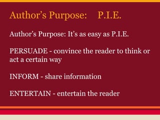 Elements of fiction | PDF
