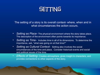 Elements of fiction | PPT