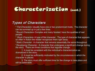 Elements of fiction | PPT