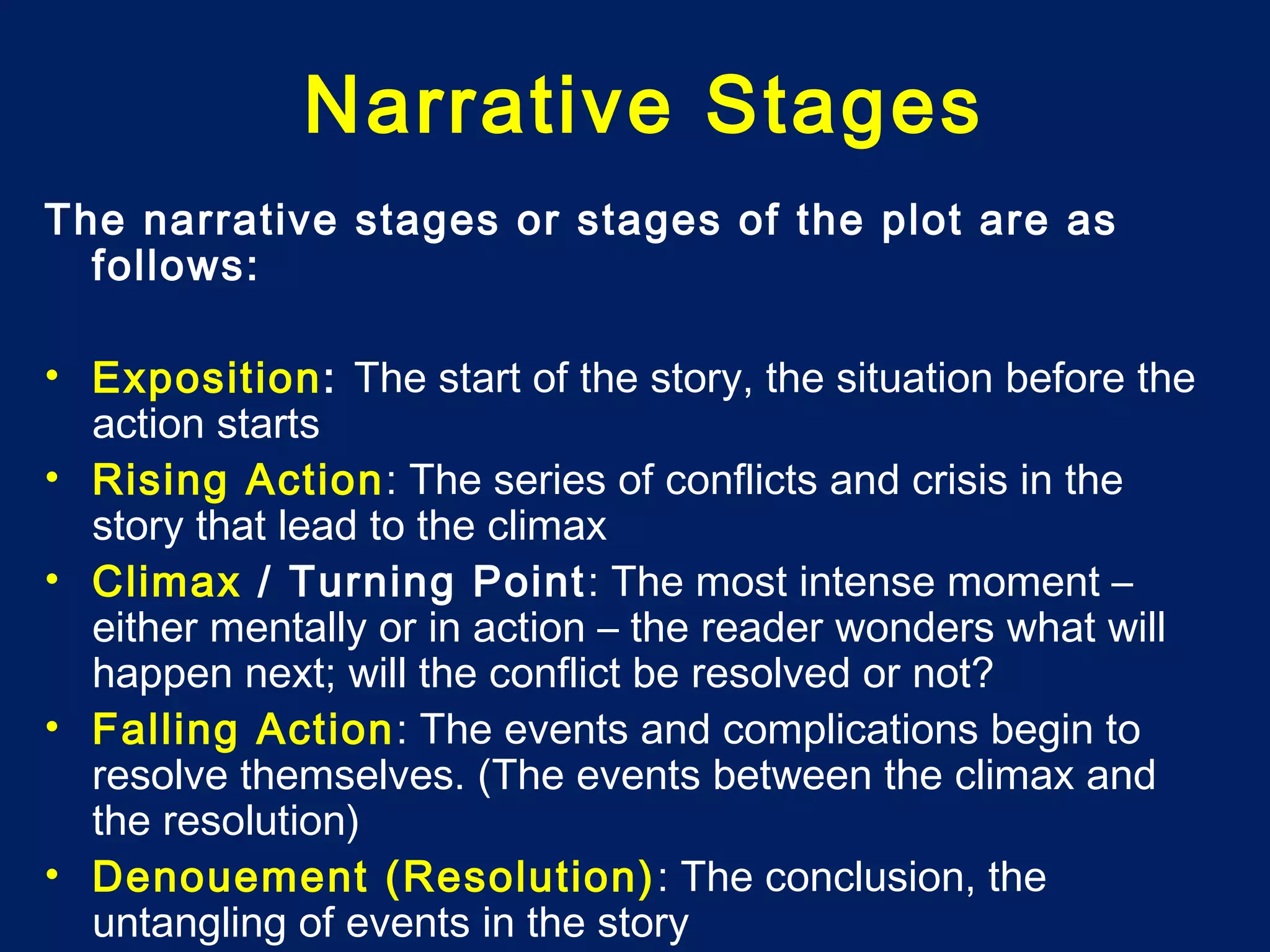 Elements of fiction | PPT