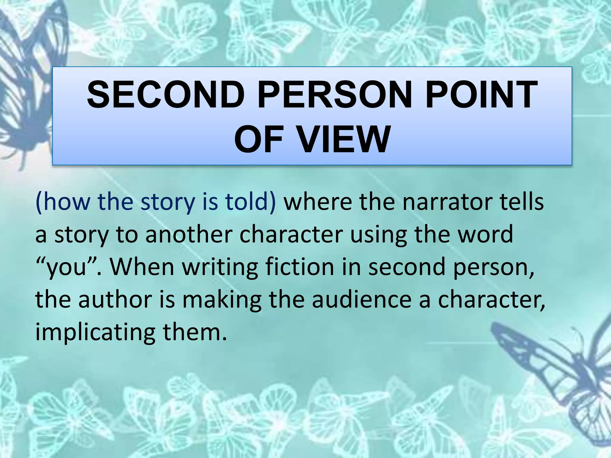 Elements of fiction | PPTX