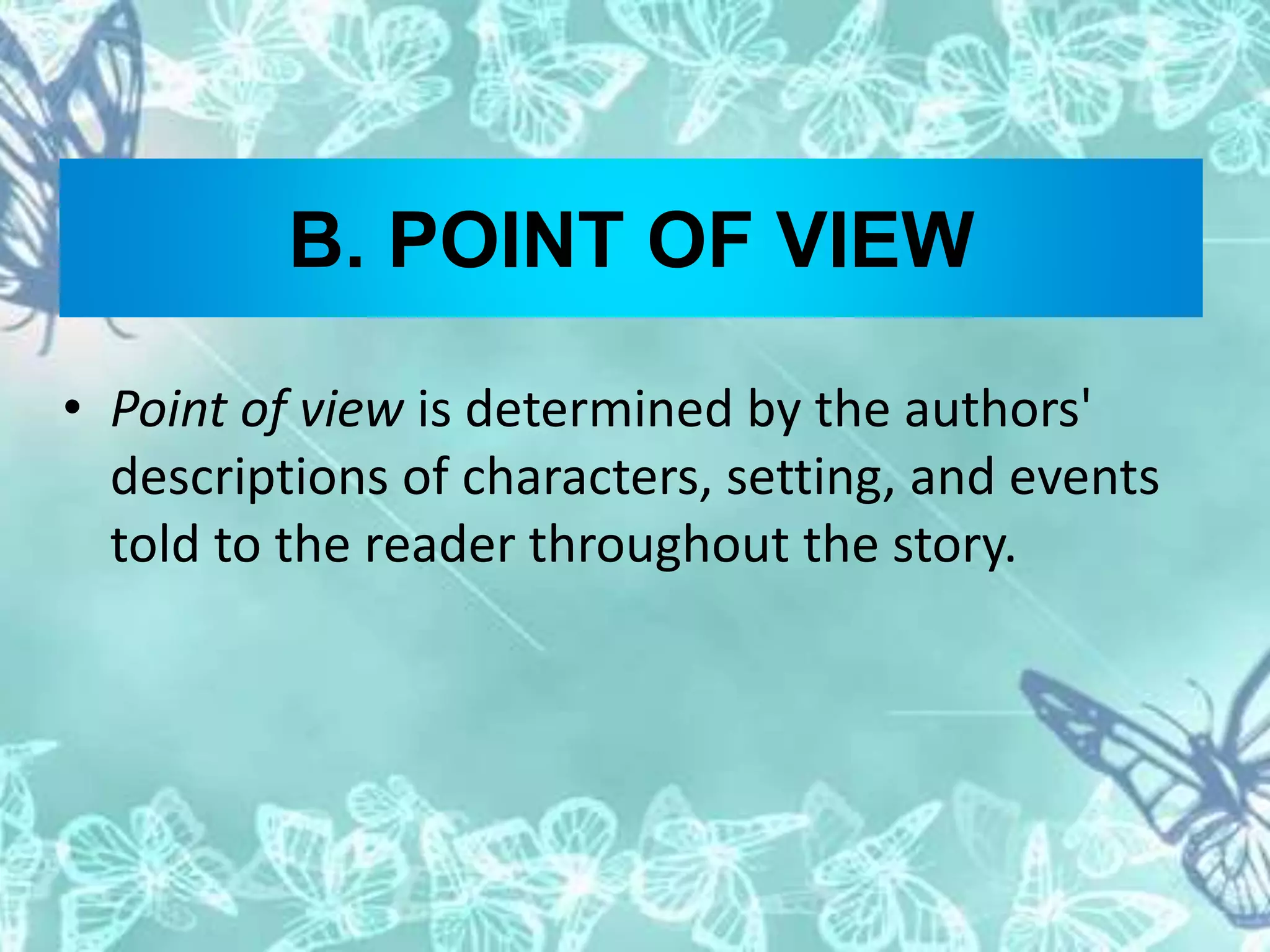 Elements of fiction | PPTX