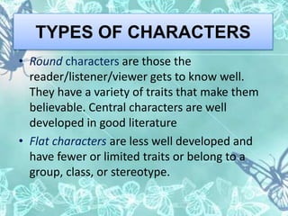 Elements of fiction | PPTX