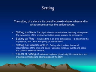 Elements of fiction( what is literature) | PPT