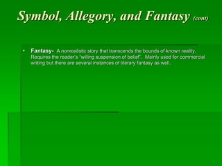 Elements of fiction( what is literature) | PPT