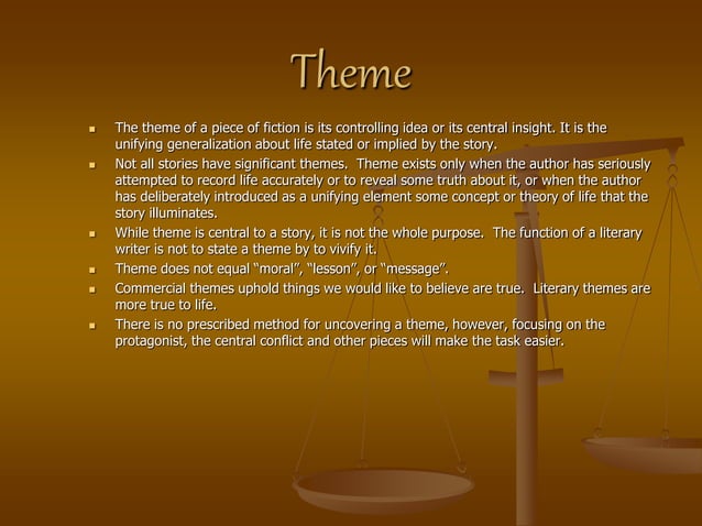 Elements of Fiction Powerpoint Presentation.ppt | Drama | Genres