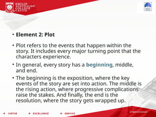 ELEMENTS OF FICTION ELEMENTS OF FICTIONELEMENTS OF FICTION | PPT