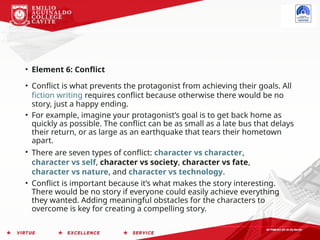 ELEMENTS OF FICTION ELEMENTS OF FICTIONELEMENTS OF FICTION | PPTX
