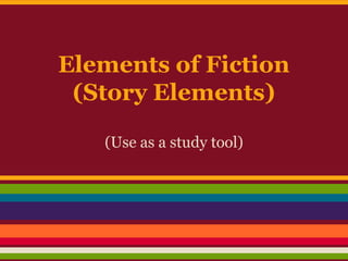 Elements of fiction | PDF