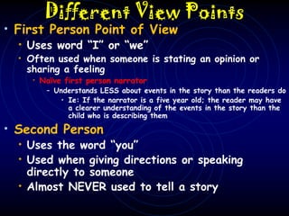 powerpoint presentation in elements of fiction | PPT