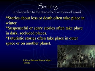 powerpoint presentation in elements of fiction | PPT