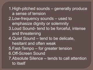 Elements of film making | PPTX