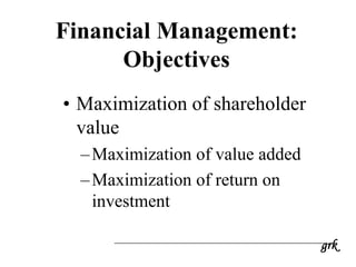 Strategic Financial Management | PPT