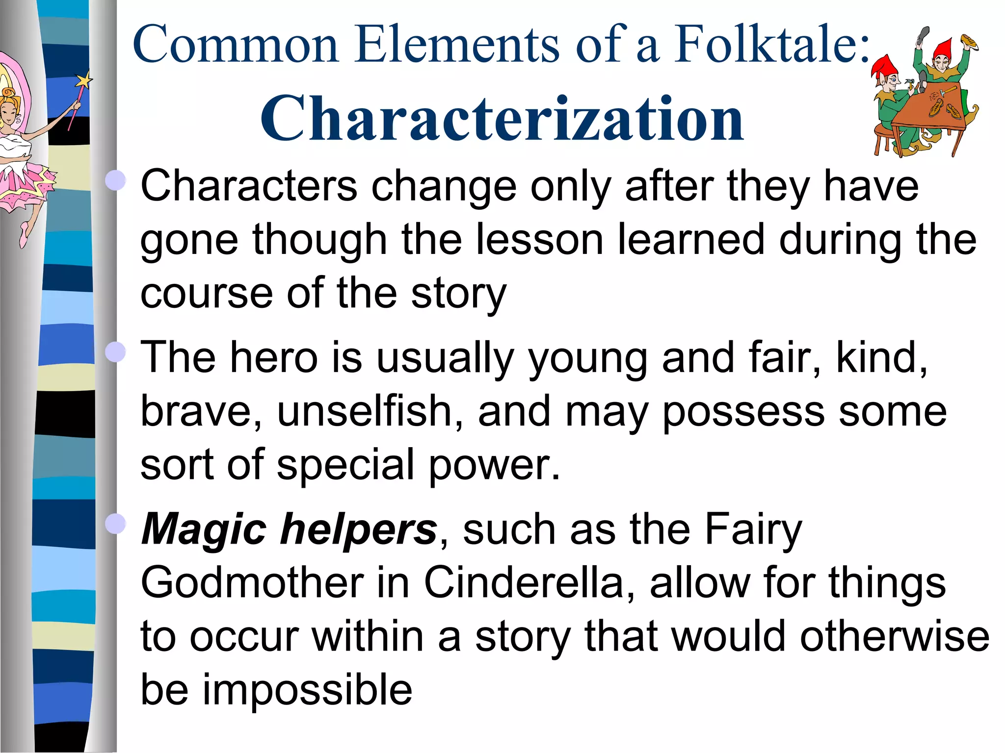 Elements of Folktales | PPT